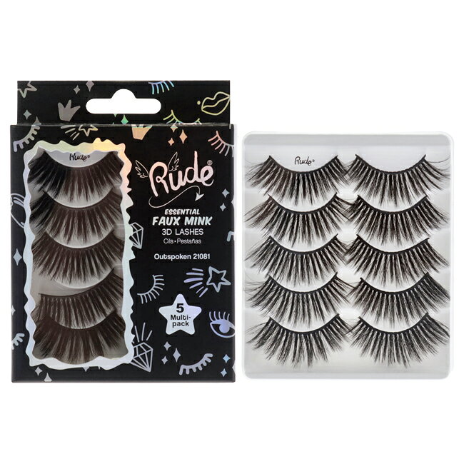 Glam up your everyday look with Essential Faux Mink 3D Lashes. Our full and fluffy Faux Mink lashes create a flirty, rom...
