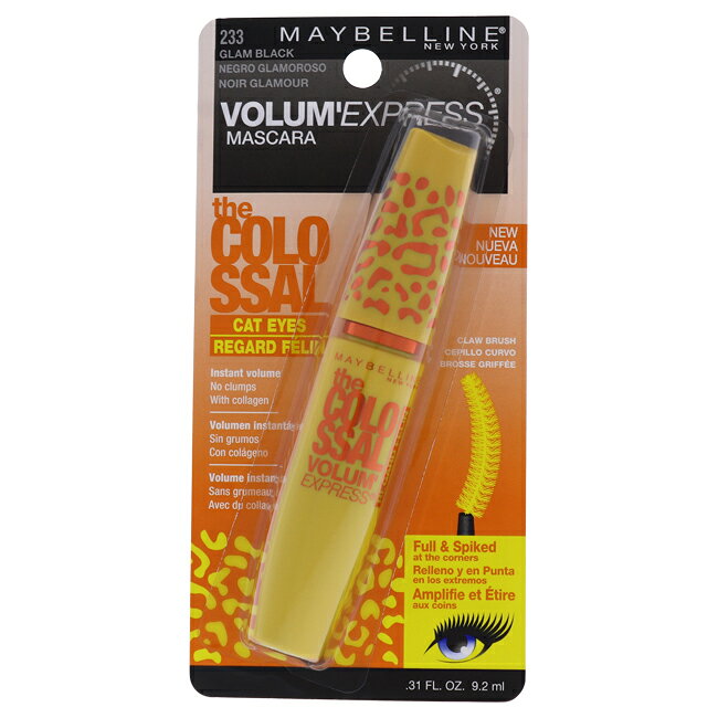 Obtain the perfect wild cat eye look with this mascara which contains a claw brush that defines your facial appearance, ...