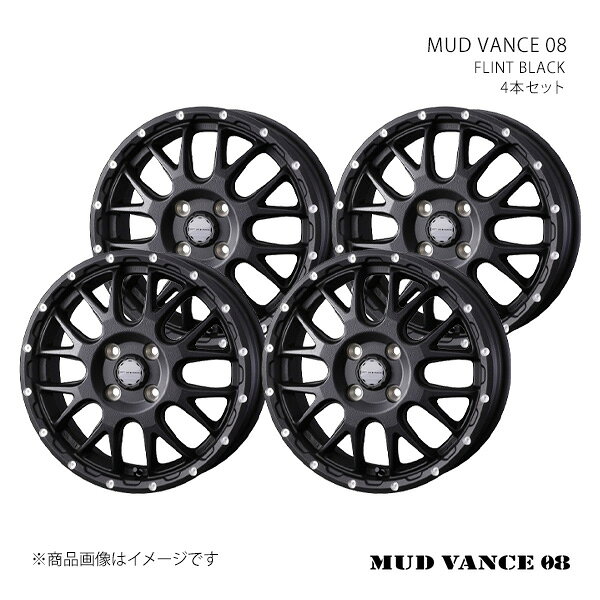 ■商品コード0041123×4■メーカーWEDS WHEEL/ウェッズホイール■ブランドWEDS ADVENTURE ウェッズ アドベンチャー■商品名MUD VANCE 08 マッドヴァンス ゼロエイト■製品アルミホイール(※タイヤは付属し...