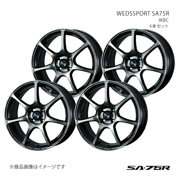 ■商品コード0073977×4■メーカーWEDS WHEEL/ウェッズホイール■ブランドWEDSSPORT ウェッズスポーツ■商品名WEDSSPORT SA75R ウェッズスポーツ エスエーナナゴーアール■製品アルミホイール(※タイヤは付属...