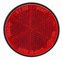 センターボルト1点止めのリフレクターです。●メーカー：小糸製作所●反射部寸法：φ55mm●ECE認証マーク：1A E13 02 1780※ECE部品認証取得品●センターボルト付（M5×23mm）※ナットは付属していません。【主材質】■本体：...