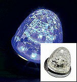 パワーLED採用で従来品（流星マーカーランプ）より明るさ約3倍！ ●パワーLED採用の樹脂レンズマーカー。 ●定電圧回路採用で電圧による明るさの変化を防止。 ●特許登録 第4484753号 ●主材質：［レンズ］アクリル ／［リング］ABS（...