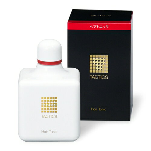 TACTICS Hair Tonic　髪をしなやかにし、整髪を容易にするヘアトニック髪をしなやかにし、整髪を容易にするヘアトニックです。さっぱりした清涼感で、頭皮を爽やかにたもちます。新鮮なグリーンフローラルの香り。※本品はガラス容器を採用...