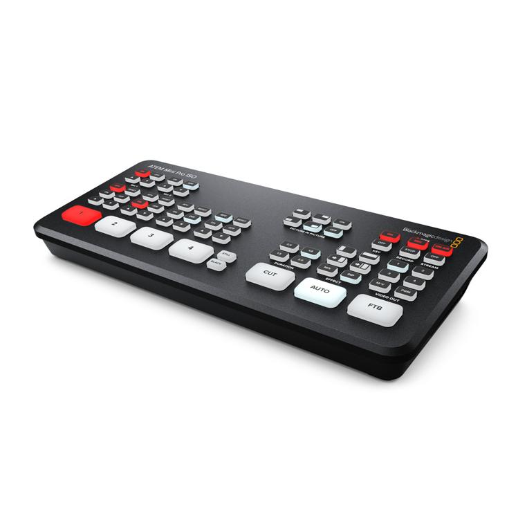 ■ 特長 ATEM Mini Pro ISOは、ATEM Mini Pro の全機能に加えて、5ストリームの個別収録に対応し、DaVinciプロジェクトファイルを作成する機能を搭載しています。 生産ロットにより、マニュアルやソフトウェアのデ...