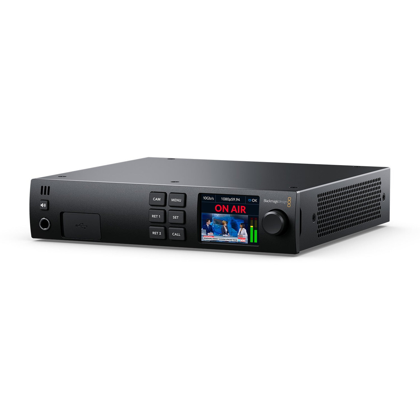 ■ 特長 Blackmagic Studio ConverterおよびBlackmagic Studio Camera 4K Proに搭載された10Gイーサネットを使用すれば、1つのイーサネットIPリンク接続ですべてのカメラを接続できます。...