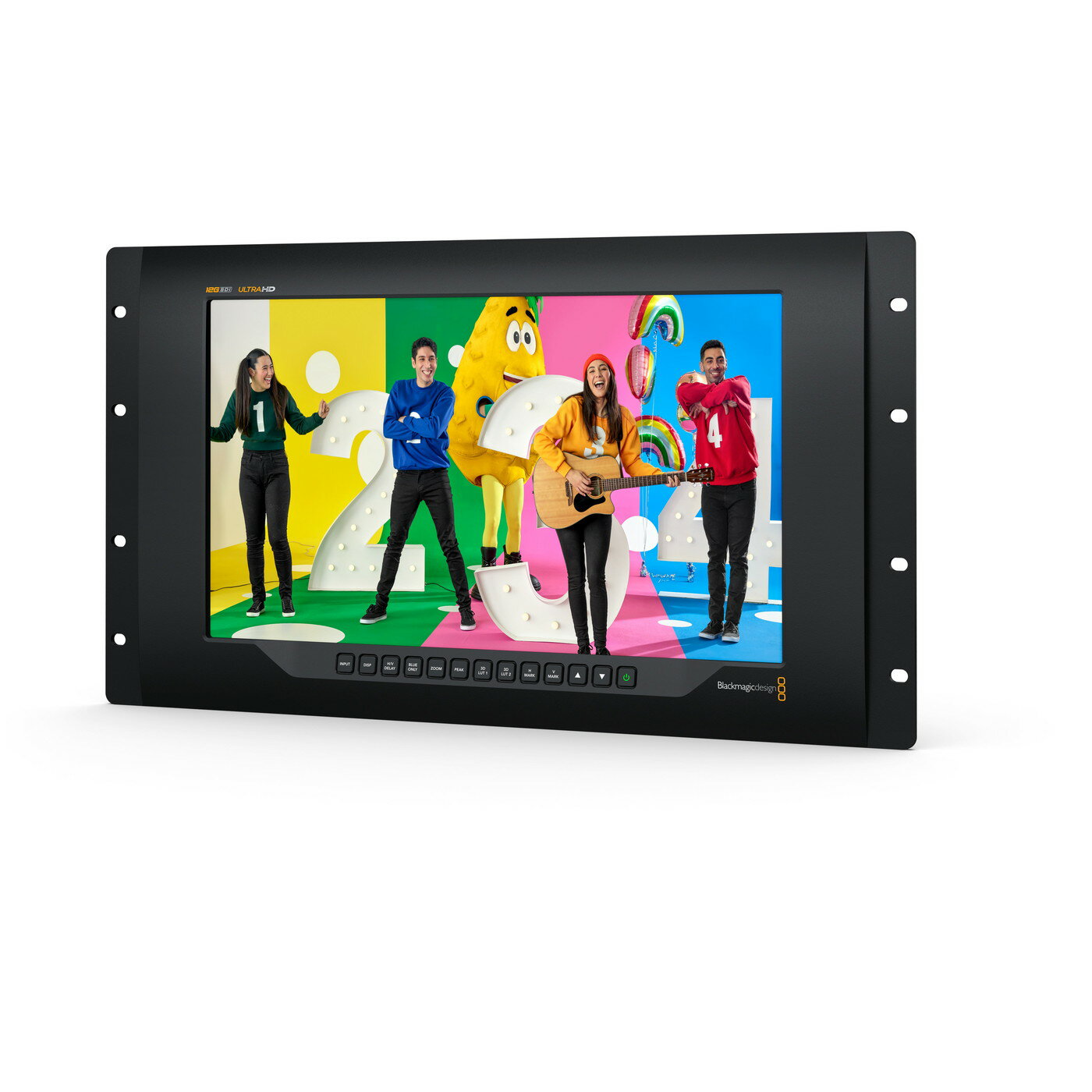 ■ 特長 ST 2110 IPおよび12G-SDI搭載の高品質モニター。2160p60までのSD、HD、Ultra HDに対応。4K解像度のLCDは、フォーカスピーキング、フレームガイド、3D LUTに対応。ACおよび12V DC電源をサポート。