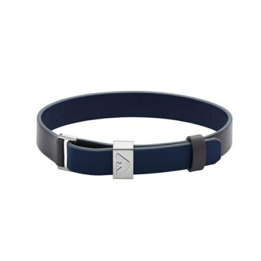 商品名 EMPORIO ARMANI / エンポリオ・アルマーニ 商品仕様 ・カラー：ネイビー ・素材：ステンレススチール/レザー ・腕回り(約)：27.5cm ・幅(約)：1.2cmEMPORIO ARMANI / エンポリオ・アルマーニ...