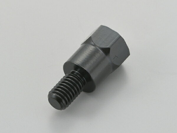 ネジの径や正逆を変換するアダプター。●アダプター高さ：18. 6mm●カラー：ブラック●タイプ：車体側M8正ネジ/ミラー側M10正ネジ