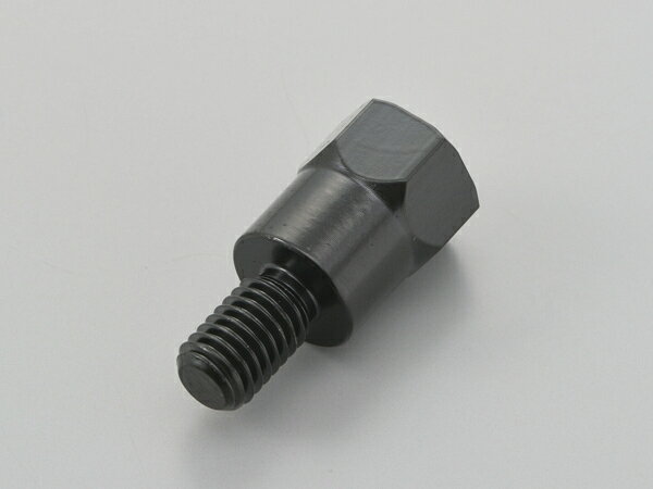 ネジの径や正逆を変換するアダプター。●アダプター高さ：18. 6mm●カラー：ブラック●タイプ：車体側M8逆ネジ/ミラー側M10正ネジ
