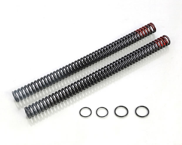 ブレーキ性能を上げたチューニング車やスピードレンジが上がるサーキット走行に適したノーマルフロントフォーク用インナースプリングです。 4タイプの硬さを設定。フロントフォークの性能を最大限に引き出します。 ●HRC GROM CUPレギュレーシ...