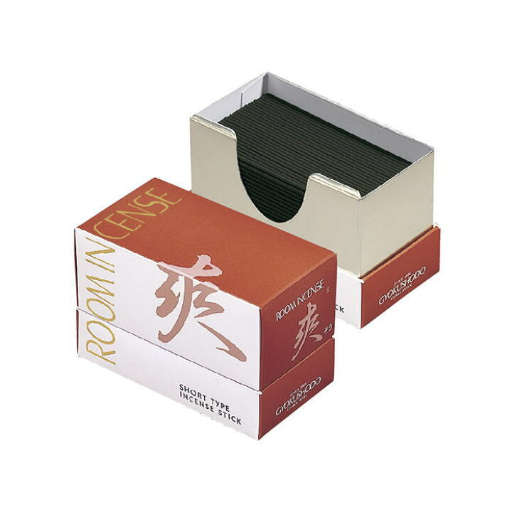 品名：煙りの少ない　ROOM INCENSE LIVING（ルームインセンスリビング）　爽（そう） 寸法：約90mm 燃焼時間：約20分 内容量：約100g パッケージ：紙箱　長さ100×奥行き52×高さ65（mm） 香り：上品な紅茶の香り...
