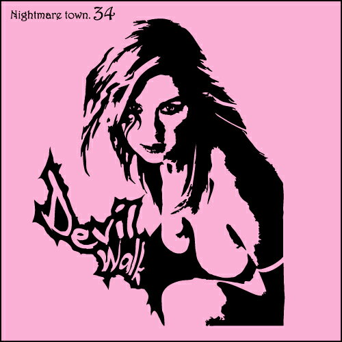 ダーク＆クール"NightMare　Town" 見るものまで魅了する、T-timeオリジナルデザイン！ インパクト抜群・魔性を着こなすナイトメアスタイルで 心まで釘付けに。 月 の 無 い 夜 、 悪夢 が 君 の 目 を 醒 ま す。