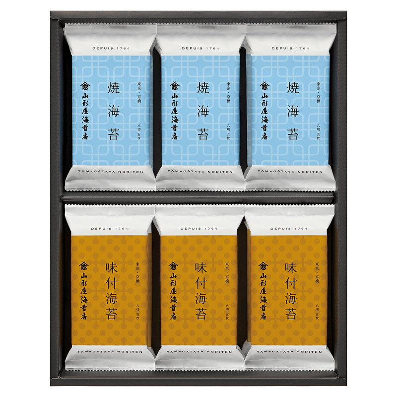 ●商品内容 味付海苔・焼海苔(各8切5枚)×各6 ●パッケージサイズ：32×25×5cm ●賞味期限：製造日より常温1年6ヶ月 上質な海苔を吟味し、丁寧に焼き上げました。どなたにも喜ばれる使い勝手の良いお詰合せです。ギフト対応※商品は十分に...