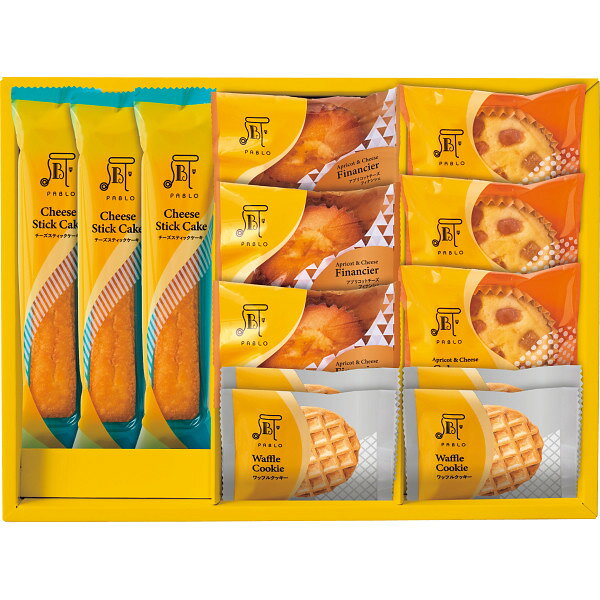 ●商品内容 アプリコットチーズフィナンシェ・アプリコットチーズケーキ・チーズスティックケーキ×各3、ワッフルクッキー×4 ●パッケージサイズ：30.5×22.8×5 cm 540g ●賞味期限：製造日より90日 甘酸っぱいアプリコットソース...