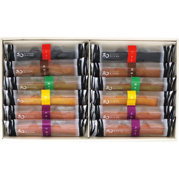 ●商品内容 フィナンシェ(小豆×4、柚子・抹茶・黒糖・ごま×各2) ●パッケージサイズ：43×25×4.5 cm 745g ●賞味期限：製造日より170日 米油と和の素材を使用した、スティックタイプの和風フィナンシェです。ギフト対応※商品は...