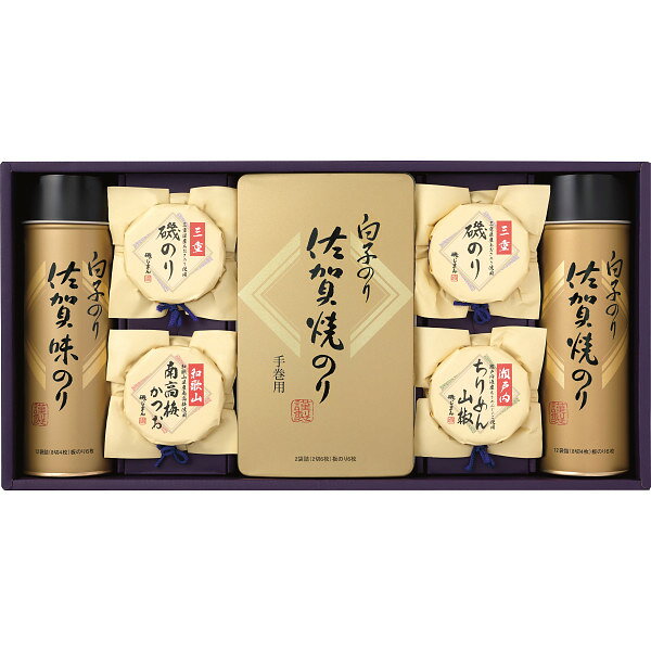 ●商品内容 味のり12袋詰(8切4枚)・焼のり2袋詰(2切6枚)・焼のり12袋詰(8切4枚)・三重磯のり125g×2・瀬戸内ちりめん山椒50g・和歌山南高梅かつお125g ●パッケージサイズ：48×24.1×8.8 cm 2kg ●賞味期限...