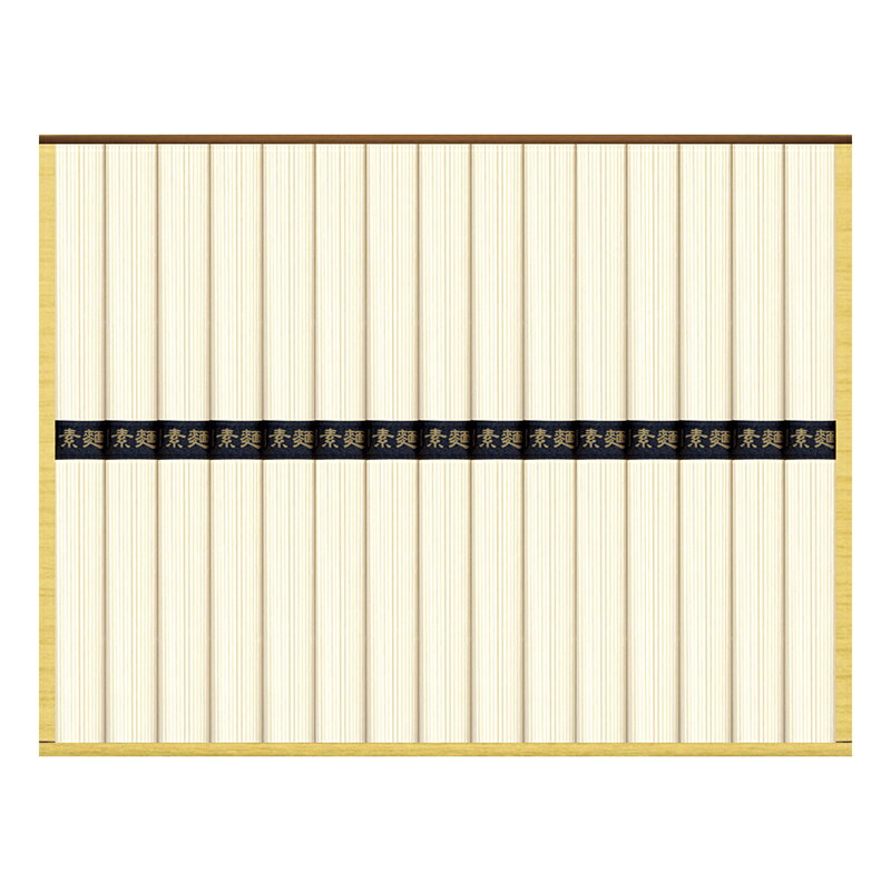 ●商品内容 そうめん50g×15束 【小麦】 ●パッケージサイズ：箱205×267×25mm 830g ●賞味期限：製造日から730日間 滑らかなのどごしと艶やかな食感、そしてしっかりとしたコシの強さが特徴の麺匠庵そうめんです。ギフト対応※...