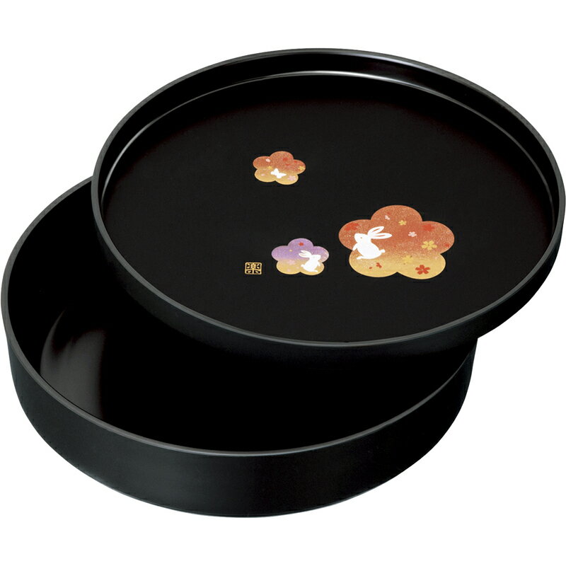 ●商品内容 丸盆φ210×18mm・菓子鉢φ210×50mm ●パッケージサイズ：箱230×230×77mm 440g ●材質 ABS樹脂和&かわいいをテーマに和の落ち着いた部分に可愛らしさを取り入れた大人かわいいシリーズ。蒔絵独特のグラデ...