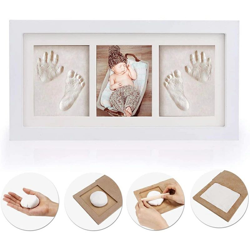 ●商品説明 瞬間をとらえよう：私たちはあなたの小さな天使の成長を止めることはできませんが、あなたの手と足の愛らしい足跡を使って傑作を作り出して人生のために役立てることができます。 簡単に作る：料理なしで、他の材料は必要とされません、すべては...