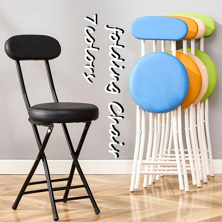 ITEM INFORMATION■ 材質主材/スチール(紛体塗装)、シート張地/PU革、クッション材/ウレタンフォーム■ カラー7色■ サイズ幅約30×奥行約32×高さ約78cm、座面直径約30cm、重量約3kg、耐荷重約100kg折りたた...