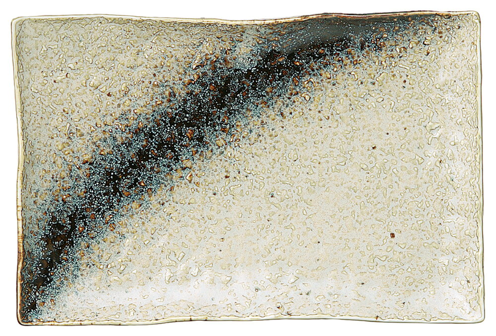 サイズ：26×17×高さ2.7 (cm)　 重さ：約734g材質：陶磁器、美濃焼、日本製※陶磁器製造の性質上、サイズ、容量等に個体差が生じます。商品ページのサイズ情報は目安となりますので、予めご了承ください。 ※釉薬の性質上、色合い・質感に...