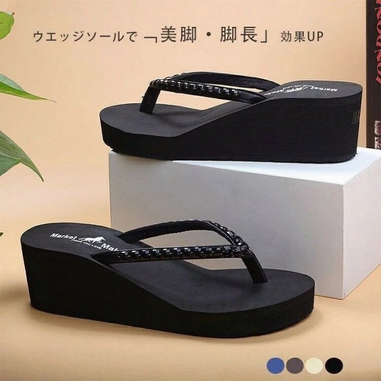 商品詳細 サイズ S(22.5-23cm) M (23.5-24cm) L(24.5-25cm） ヒール 6cm 素材 EVA 生地感　　 肌触りの良い　 カラー　　 ブラック　ブラウン　ベージュ　ブルー 注意事項　　 ※測定方法によっても...