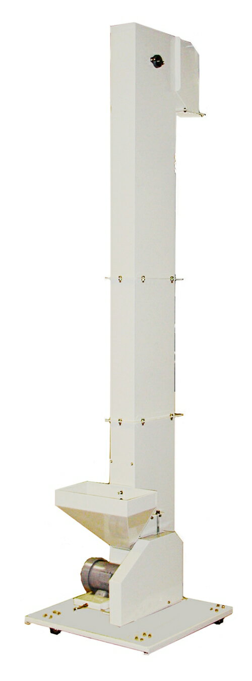 この商品のポイント 4インチ昇降機 搬送能力 3．0t／時（玄米）、1．5t／時（籾） モータ 三相200V400W お好みに合わせたサイズとモーターをお選びいただけます お困り事はノウキナビまでお問い合わせください 標準モーターとギヤード...