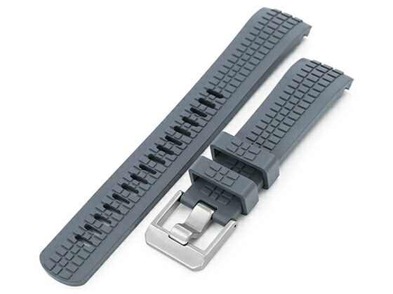 ブランド名Crafter Blue マテリアルNBRラバー カラー＆仕様グレー ベルトの幅時計側22mm / 尾錠側20mm ベルトの長さ剣先側135mm / 尾錠側75mm ベルトの厚さ約6.0 - 3.5mm 尾錠SS製ブラッシュド（艶...