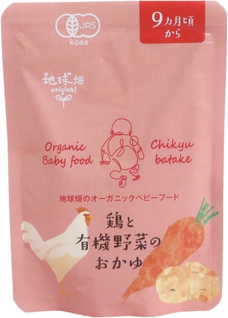 【原材料】 有機米（鹿児島県産）、有機にんじん、有機じゃがいも、鶏肉、米醗酵調味料 【開封前賞味期間】 常温で300日 【開封後の保存方法】 開封後はすぐに召し上がりください。 【調理方法】 ☆よくかき混ぜてお召し上がりください。 ☆そのま...
