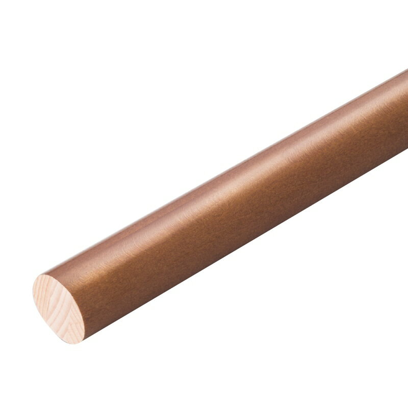 握力の弱い方にもおすすめしたい、しっかりと手になじむ独特の感触。木の優しさを活かした、艶やかで美しいポリウレタン塗装。サイズ：φ32mm材質：天然木三層集成材色：Dオーク、Lオークブラケットピッチ700mm以内天然木のため、木目・色調は商品...