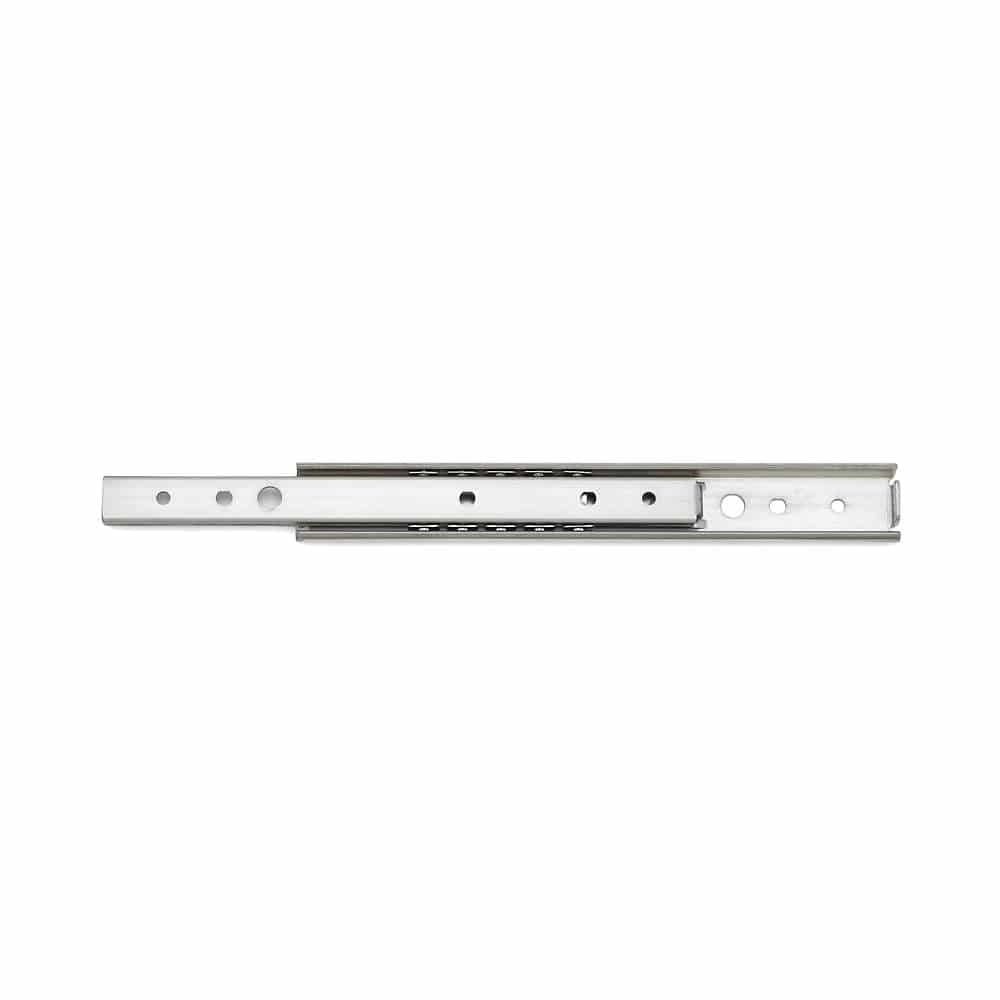 【商品説明】スガツネ工業のSNS27S-20は、家具や建築金物用の2段引スライドレールです。材質はオールステンレス鋼製で、高さは27mmに設計されています。推奨ねじはM4なべ小ねじまたは呼び4なべタッピンねじです。取扱い上の注意は必ずご確認...