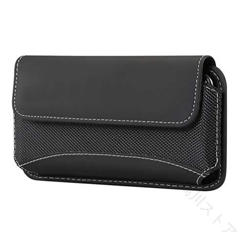 スマホ 横型 ケース ベルト通 ホルダー ポーチ 対応機種 iPhone 13, 13 Pro,iPhone 12, 12 Pro, XR,Arrows We,AQUOS Sense 6 携帯ケース ベルト通しブランド: ADOOMAJAN...