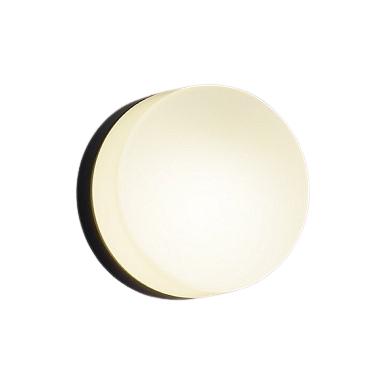 LEDランプ別売黒艶消LEDランプ60W形 E17×1別売本体：樹脂セード：乳白アクリル重：0.5kg壁面・天井面取付兼用型防湿防雨形サイズ：φ188・D103【LED照明】 【ランプ別売】 【防雨】 【防湿】検索用カテゴリ388