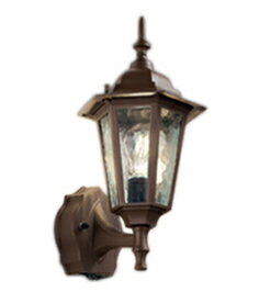 ●ガス灯や白熱灯が醸し出していた情景。住宅に灯す趣は、変わらずに受け継がれています。電球色光束：359lm消費電力：3.6WRa802700KLED電球フィラメント形3.0W(E26)No.271Gアルミダイカスト(鉄錆色)ガラス(透明・石...