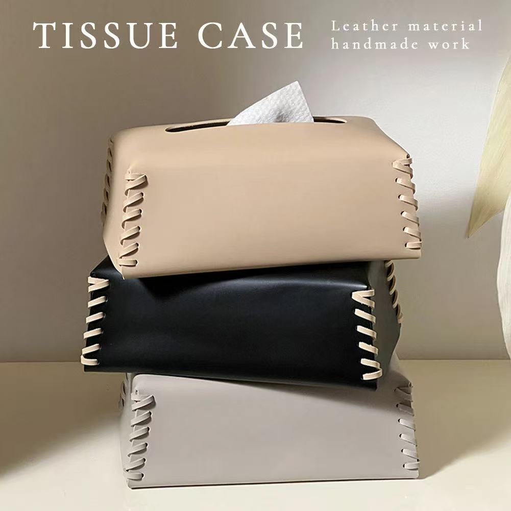 サイズ(約)22×13×9cm ※商品により、±1cmの誤差がございます。 ※一般的なサイズのボックスティッシュはご使用になれません。ソフトパックティッシュ（袋ティッシュ）、または中身を取り出してご使用ください。 素材／材質合成皮革 色ミル...