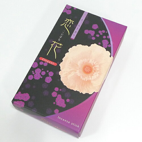 商品情報主原料椨（タブ）の樹皮粉、炭内容量約110g（約220本）燃焼時間約25分（立てた場合）けむりの量かなり少ない【線香】恋花　elegant　【尚林堂】【けむり　かなり少ない】 恋花　-エレガント-　赤箱優雅で上品な中に華やかさをイメ...