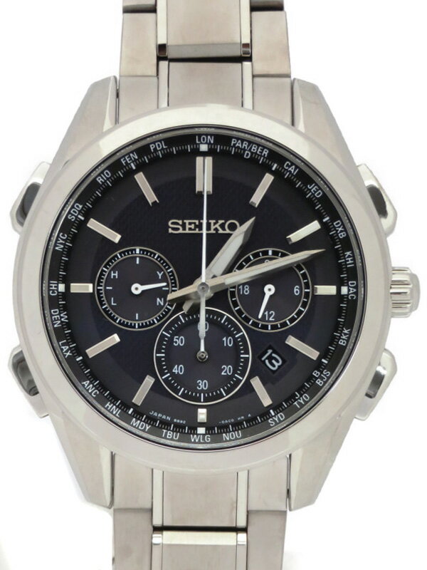 【SEIKO】【BRIGHTZ】セイコー『ブライツ』SAGA197 8B92-0AA0 84****番 メンズ ソーラー電波クォーツ 1週間保証【中古】(1720252080016): メンズ ...