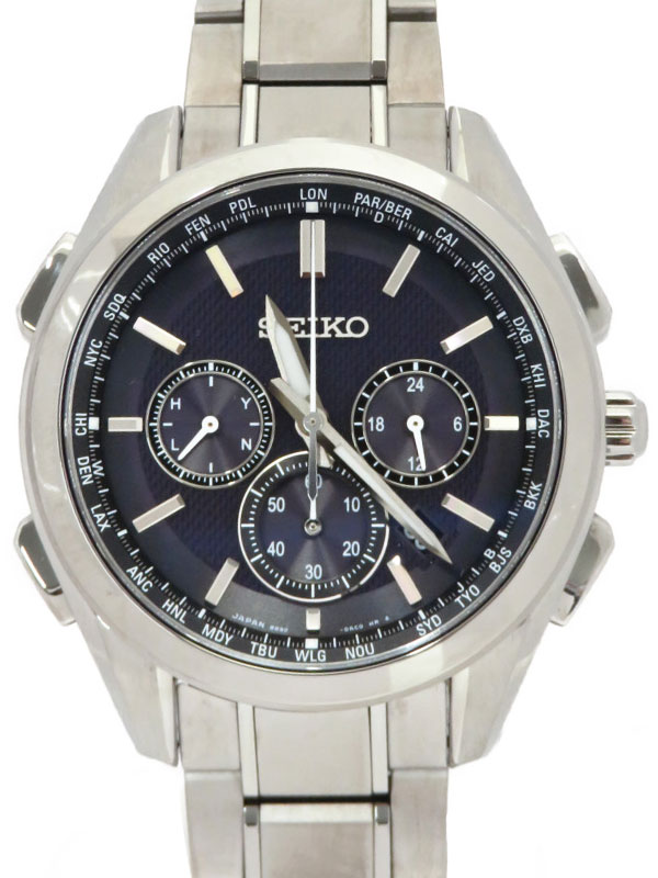 【SEIKO】【BRIGHTZ】【’20年購入】セイコー『ブライツ』SAGA197 8B92-0AA0 95****番 メンズ ソーラー電波クォーツ 1週間保証【中古 ...