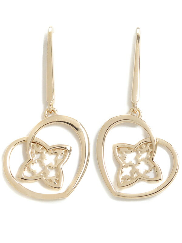 Louis Vuitton】【フックピアス】【仕上済】ルイヴィトン『K18PG Louis Vuitton】【フックピアス】【仕上済】ルイヴィトン『K18PG
