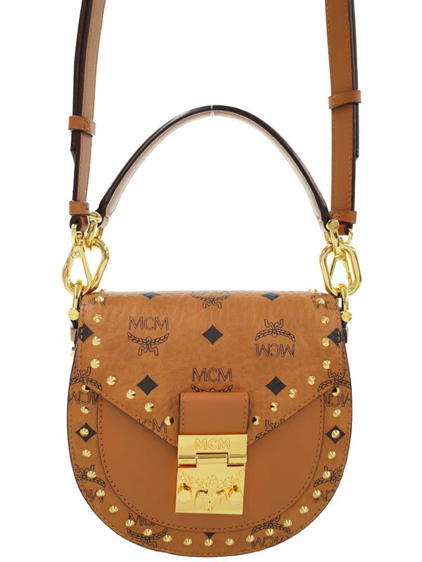 MCM】エムシーエム『パトリシア ショルダーバッグ スタッズ MCM】エムシーエム『パトリシア ショルダーバッグ スタッズ