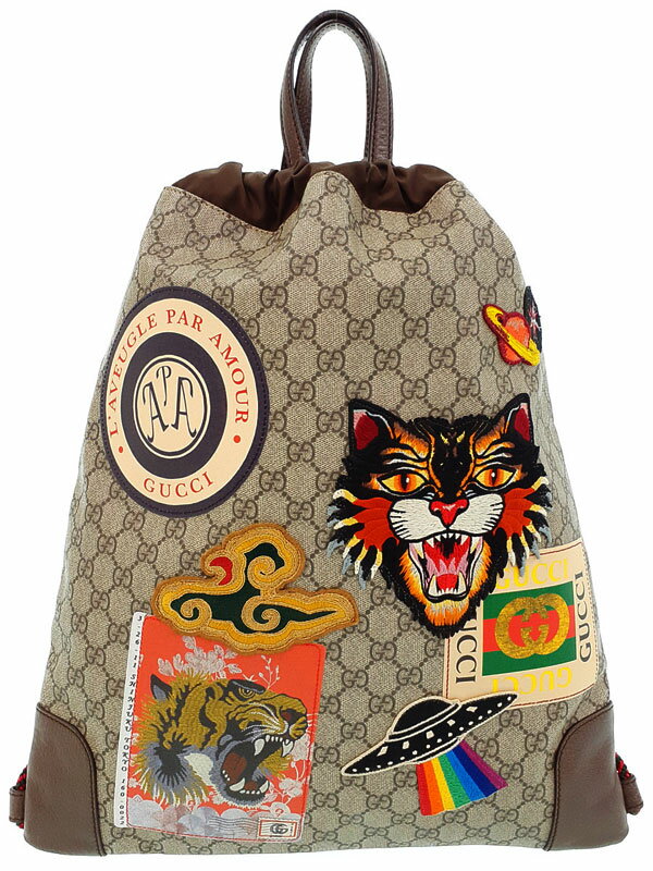 GUCCI】グッチ『クーリエ GGスプリーム ドローストリング バック GUCCI】グッチ『クーリエ GGスプリーム ドローストリング バック