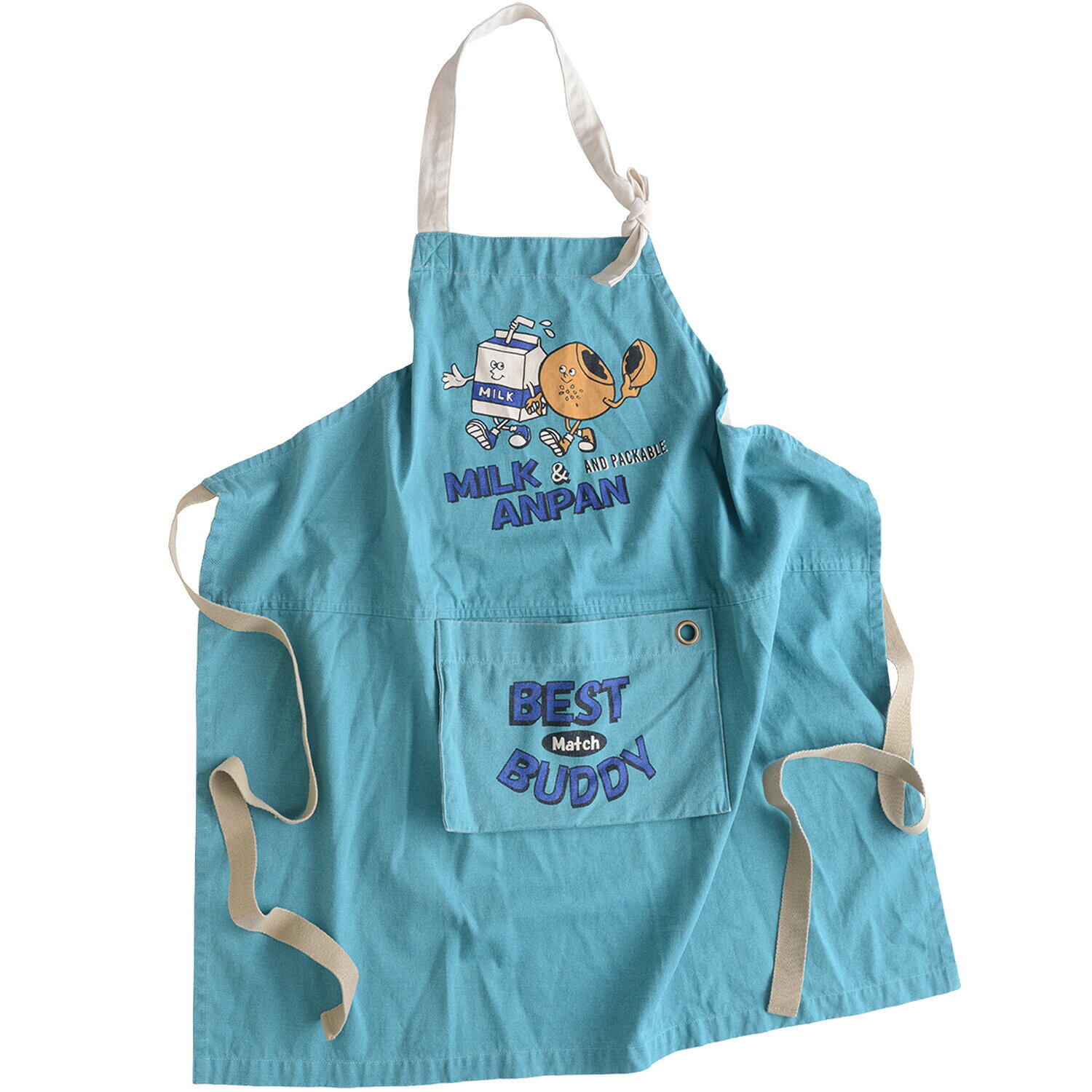 ★PAP エプロン（ミルクアンドアンパンBL）★ANDPACKABLE アンドパッカブル APRON ユニセックス かっこいい おしゃれ かわいい 人気 PAPエプロン人気シリーズ♪ これまでのエプロンにはなかったファッション感覚! ポケッ...
