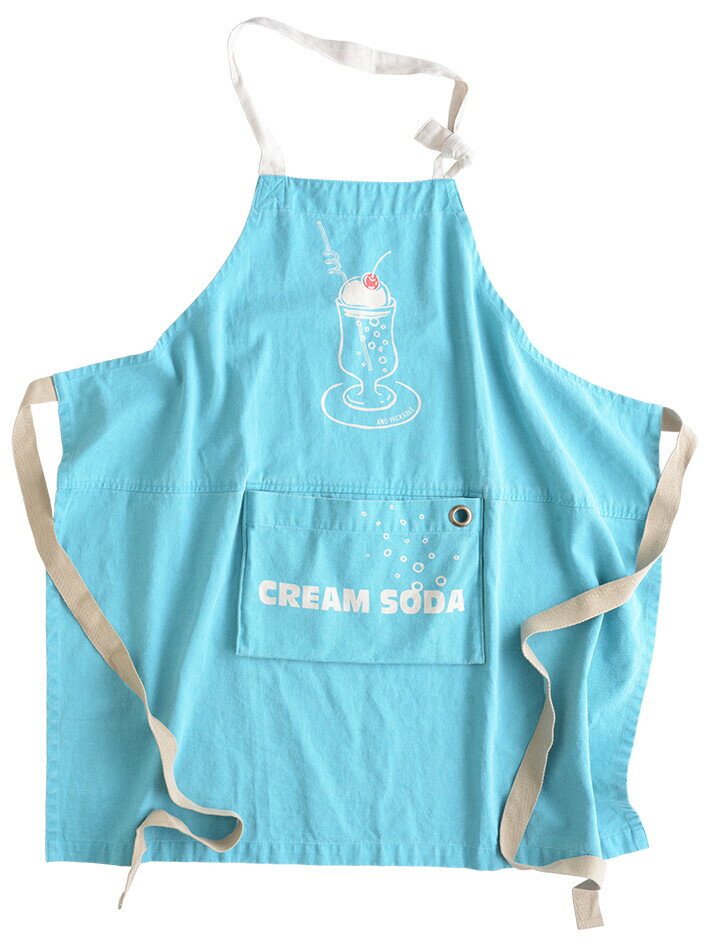 ★ANDPACKABLE PAP エプロン（レトロクリームソーダTQ）★アンドパッカブル APRON ユニセックス カフェ ガーデニング レトロ かわいい 人気 PAPエプロン人気シリーズ♪ これまでのエプロンにはなかったファッション感覚!...