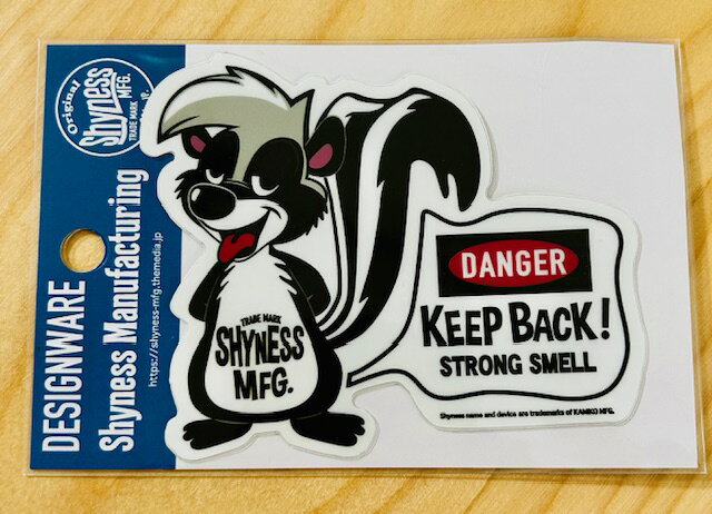 ★SHYNESS シャイネス ステッカー★アメリカン雑貨　アメリカ雑貨 shyness danger シール 車 かわいい 人気 シャイネスのステッカー！ SHYNESSキャラクター！ アメリカンテイストの人気シリーズ★車やバイク、携帯など...