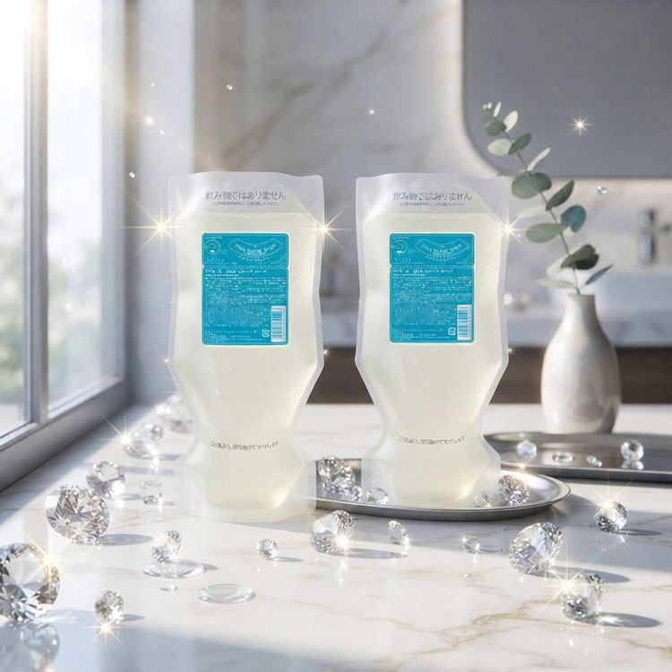 ハツモール DNA スカーフソープ 1000ml 田村治照堂 hatsumoru ■　商品説明「ハツモール DNA スカーフソープ」のたっぷり使える1000ml詰め替え2本セットです。 きめ細やかでクリーミーな泡立ちが、頭皮や毛髪の汚れをす...