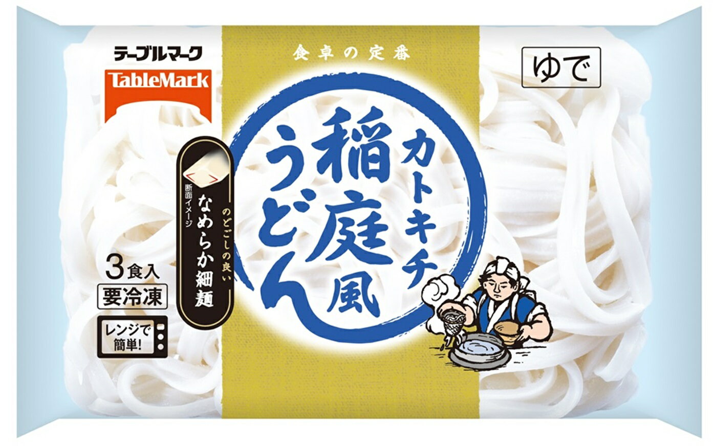 【内容量】3食入／540g 【製造工場】魚沼水の郷工場（新潟県） 【原材料名】めん〔小麦粉（国内製造）、食塩／加工デンプン〕 ●つるつるとした独特の食感をレンジ調理でお手軽にお楽しみください。