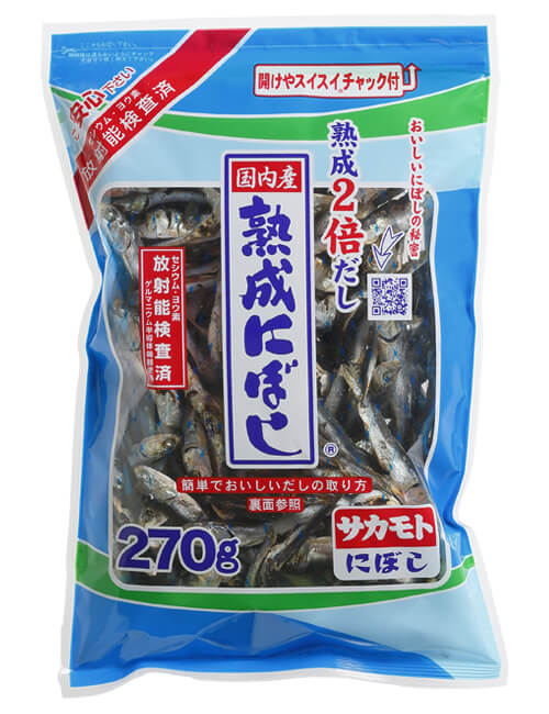 国内産熟成原料を使用した「だし」本位の煮干です。 熟成で濃厚なうまみ！ ※表示画像はイメージであり実物とは色味が異なる場合がございます。 ※メーカーの都合により、パッケージ・仕様・成分・生産国等は予告なく変更になる場合がございます。 ※上記...