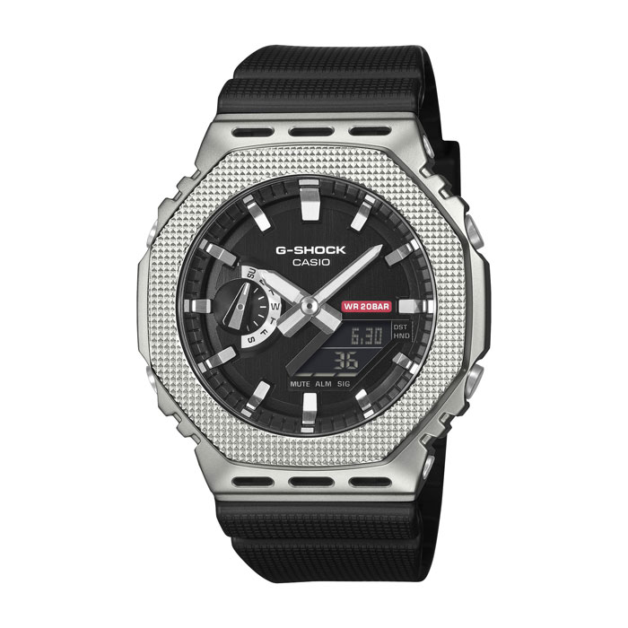 CASIO（カシオ）G-SHOCK（ジーショック） タフネスを追求し進化を続けるG-SHOCKから、モダンなインダストリアルデザインをテーマに機能美を追求し、G-SHOCKの耐衝撃性の要素をシンプルにデザインに落とし込んだモデルです。ベース...