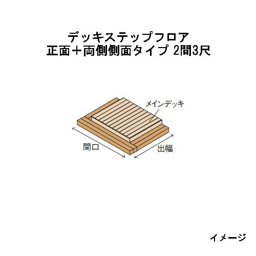 北海道・沖縄・離島への送料は見積になります こちらの商品はデッキ部材販売ページです。 セットページは別になります。■エバーエコウッドIIデッキステップフロア　ナチュラル（N）、ダークブラウン（DB）、ウォームグレー（WG）、ホワイト 品　名...