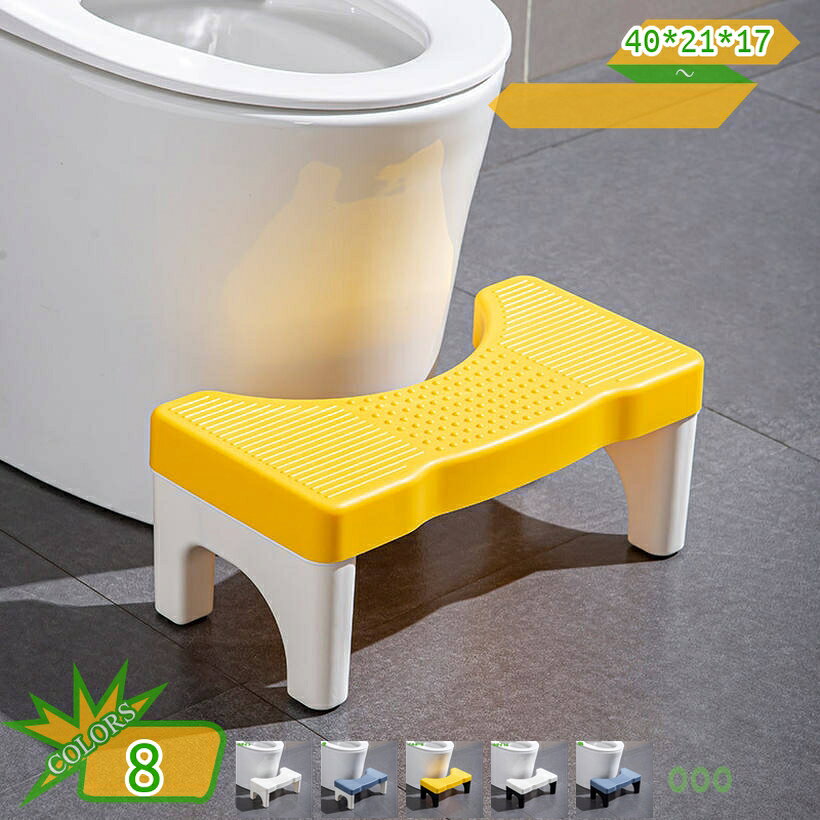 メイン素材：プラスチック【商品仕様】サイズ(約)：40*21*17=幅40×奥21×高17cm、（人工測量なので、多少の誤差がある場合がございます）【長持ちする素材】このトイレ踏み台は軽量で耐久性のあるPP素材で作られており、臭いがなく、大...